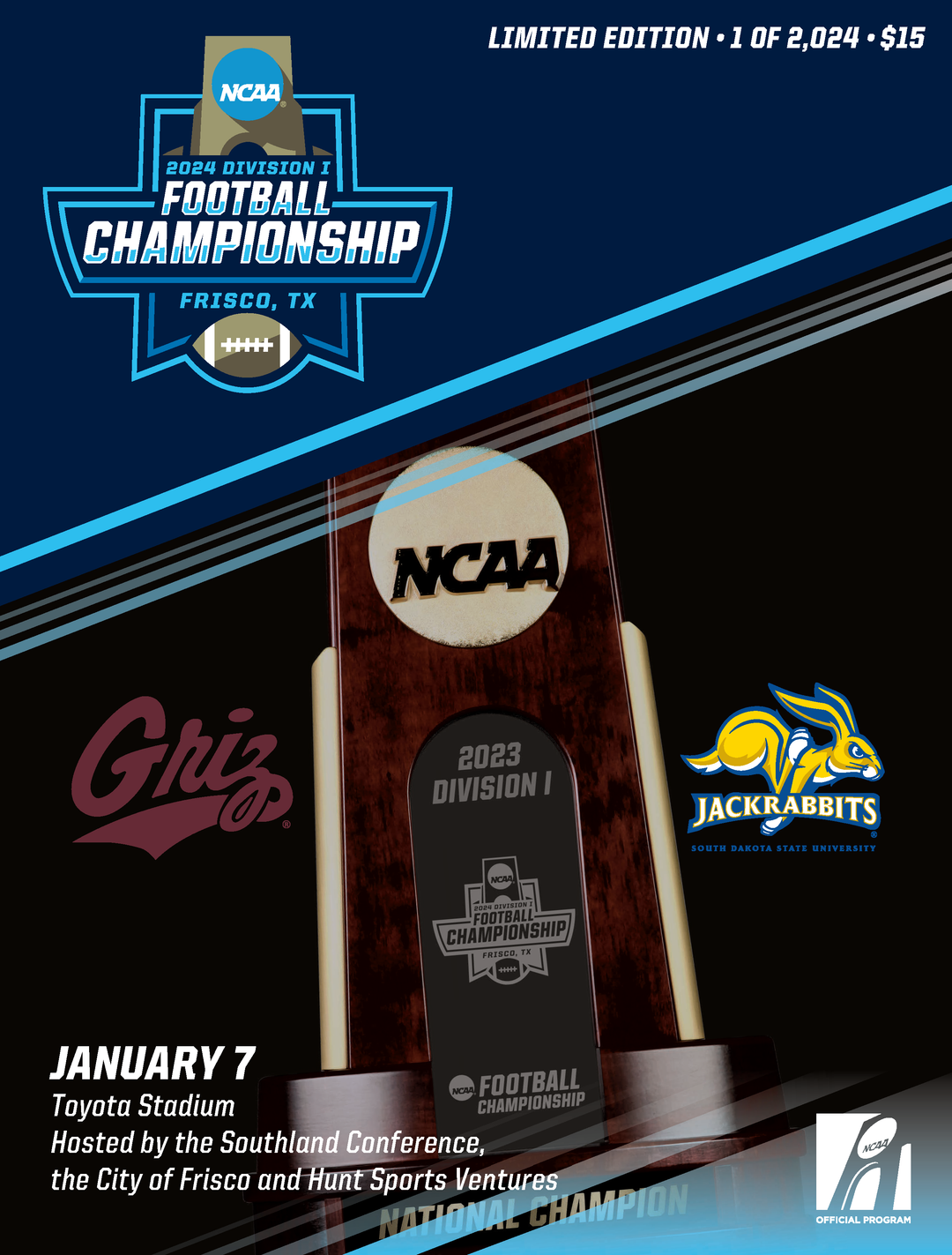 2024 NCAA Division I Football FCS Championship Program - Limited Editi ...