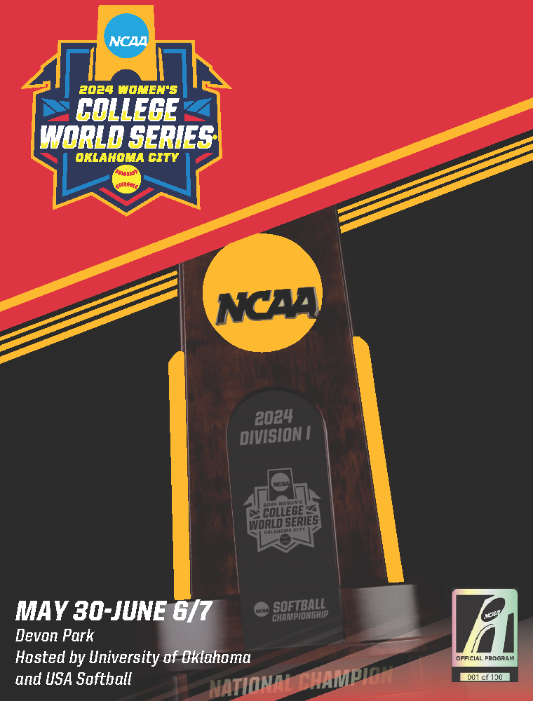 Limited Edition 2024 NCAA Women's College World Series Program ...